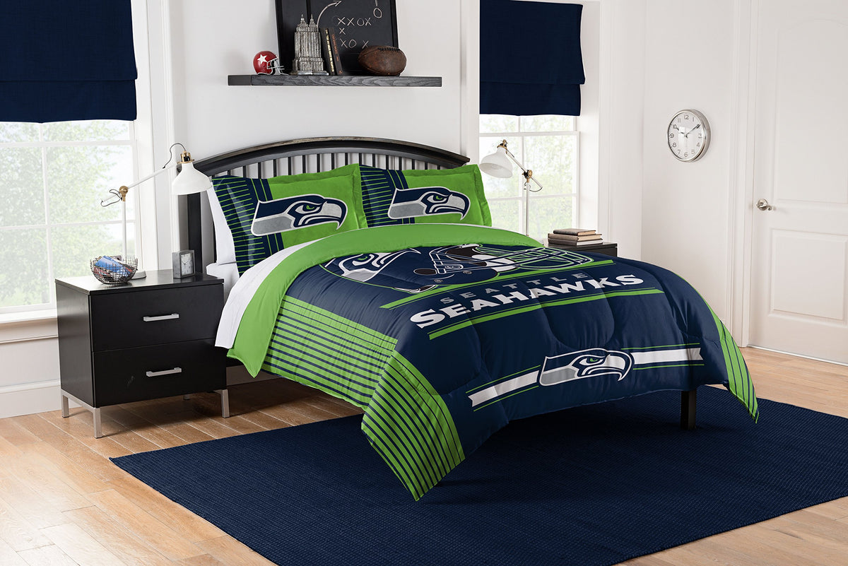Northwest NFL Seattle Seahawks Safety Twin Comforter and Sham Set ...
