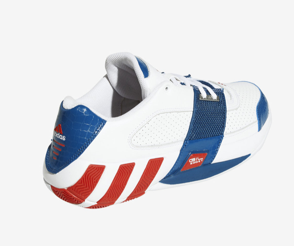Adidas Men's Agent Gil Restomod Shoes, Cloud White/Dark Marine/Dark Ru ...