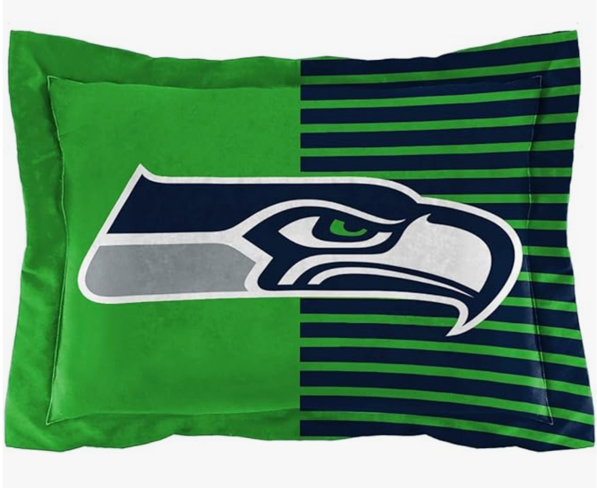 Northwest NFL Seattle Seahawks Draft Comforter & Sham Set, Full/Queen ...