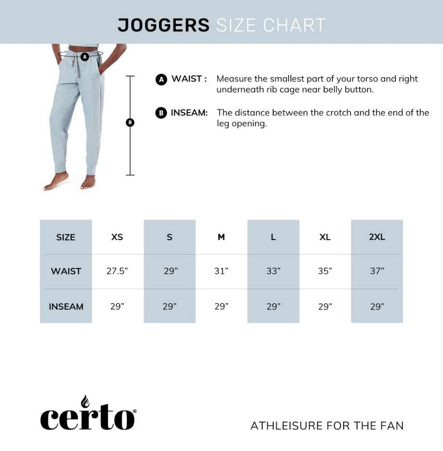 Certo By Northwest NFL Women's Pittsburgh Steelers Phase Jogger, Black ...