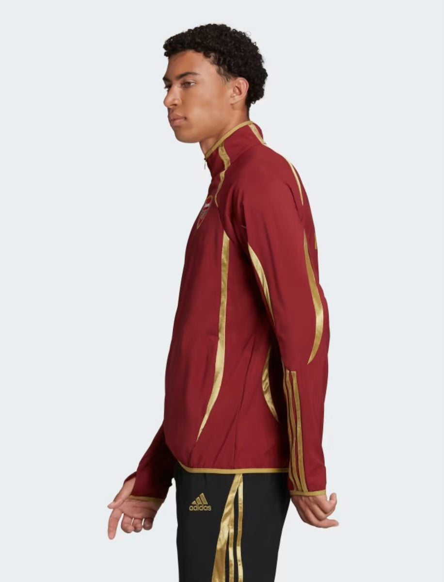 Adidas Men's Arsenal Teamgeist Woven Jacket, Noble Maroon – Fanletic