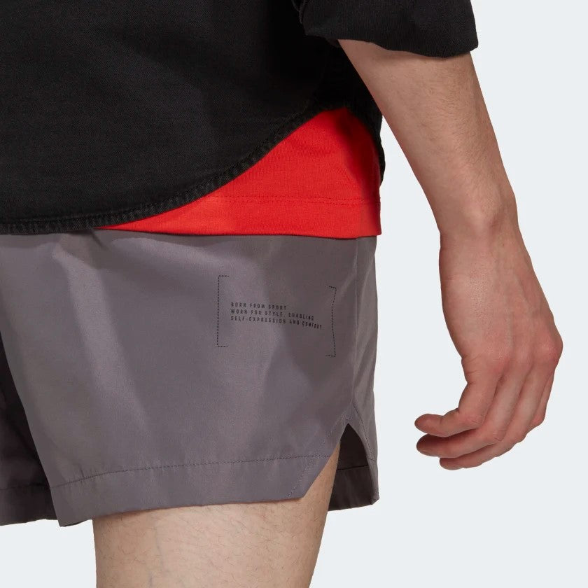 Adidas Men's Tech Shorts, Trace Grey – Fanletic