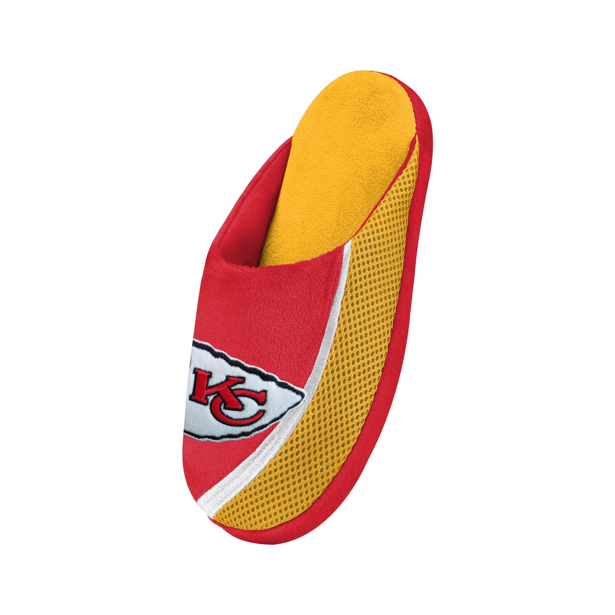 FOCO NFL Men's NFL Kansas City Chiefs 2022 Big Logo Color Edge Slipper ...
