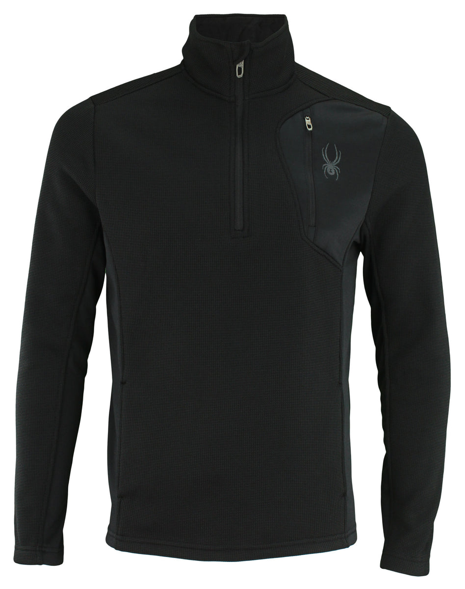 Spyder Men's Raider 1/4 Zip Sweater, Color Options – Fanletic