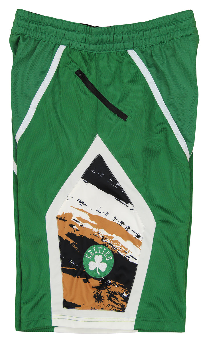 Zipway NBA Men's Boston Celtics Paint Platter Shorts, Small – Fanletic